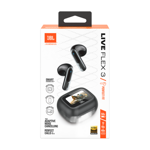 JBL Live Flex 3 | True wireless noise-cancelling open-stick earbuds